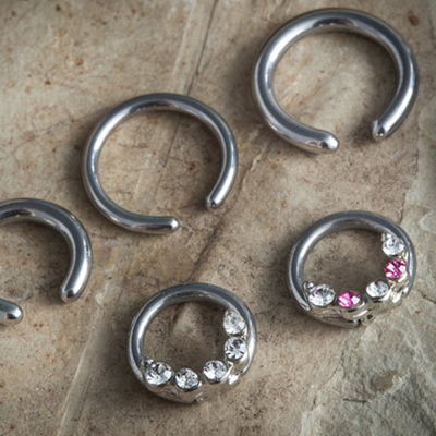 Captive bead rings / CBRs body jewelry