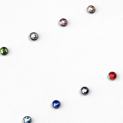 Titanium Gem Threadless End