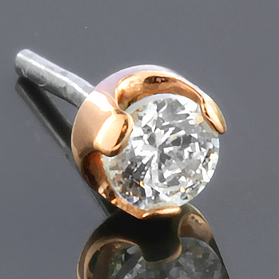 Threadless nose jewelry | Push pin nose jewelry