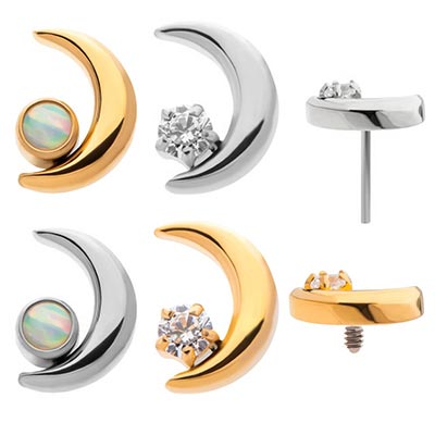 Titanium Moon Goddess Threadless End