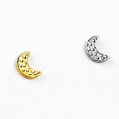 Titanium Triple Goddess Moon Dagger Threadless End