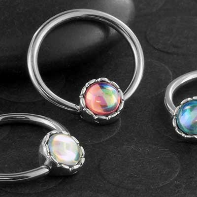 Captive bead rings / CBRs body jewelry