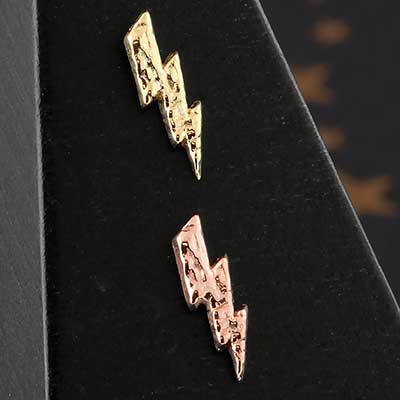 CUSTOM ORDER 18k Gold Bolt End
