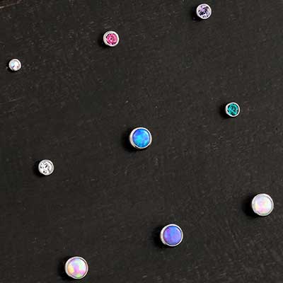 Loose Threadless & Threaded Ends For Body Jewelry