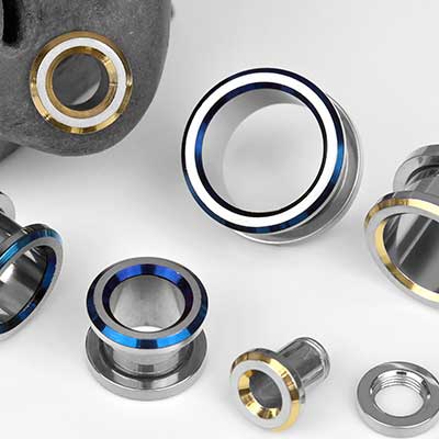 Titanium Single Flare Eyelet