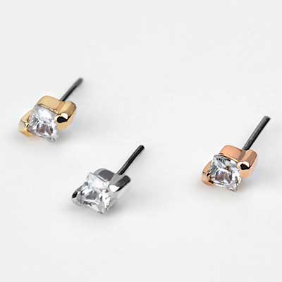 Solid 14k Gold Noble Threadless End