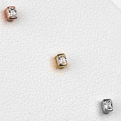 Solid 14k Gold Noble Threadless End