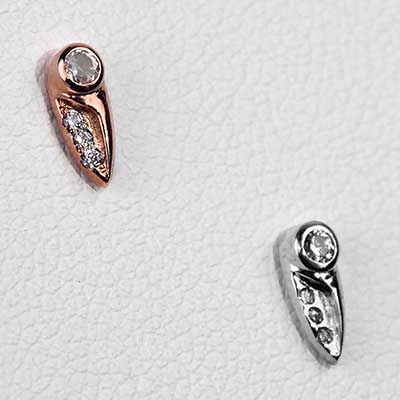 14K Gold Constellation Threadless End