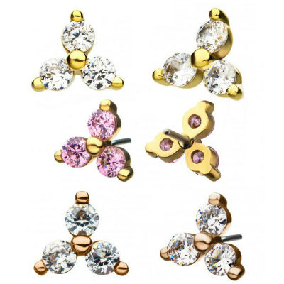 Titanium Threadless Trinity End