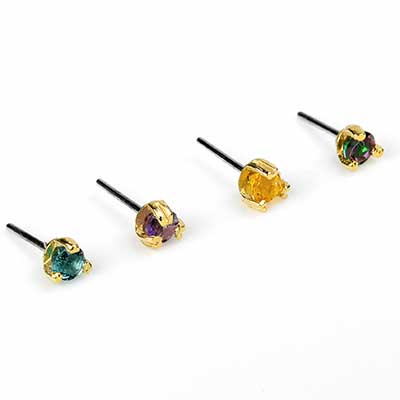 Loose threadless & threaded ends for body jewelry