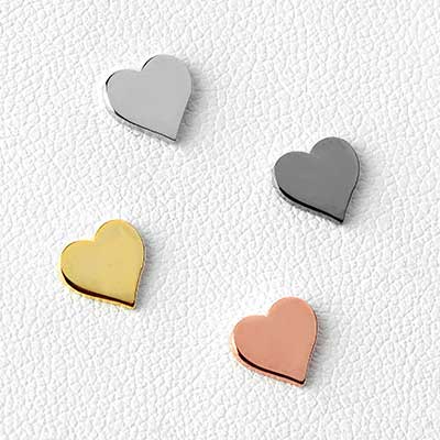 Titanium Internally Threaded Gem Disc End