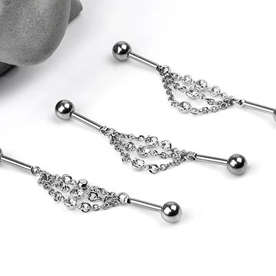 Chain Link Floating Industrial Barbell