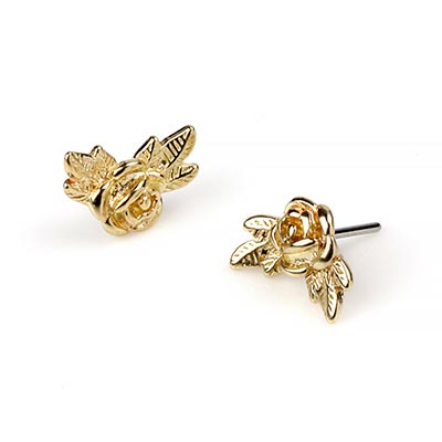 14k Gold Fruit Threadless End