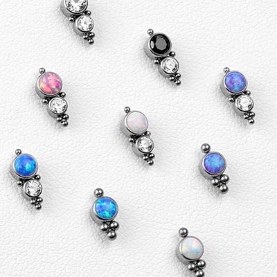 Titanium Gem Threadless End