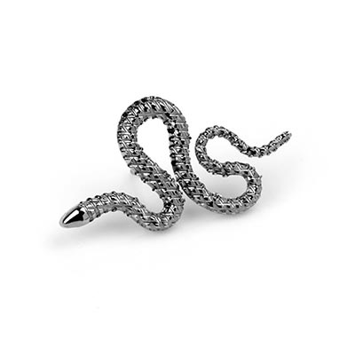 Titanium Paw Print Threadless End