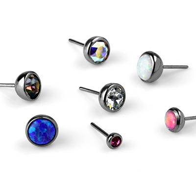 Threadless Titanium Beaded Labret