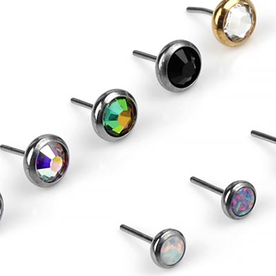 Loose Threadless & Threaded Ends For Body Jewelry