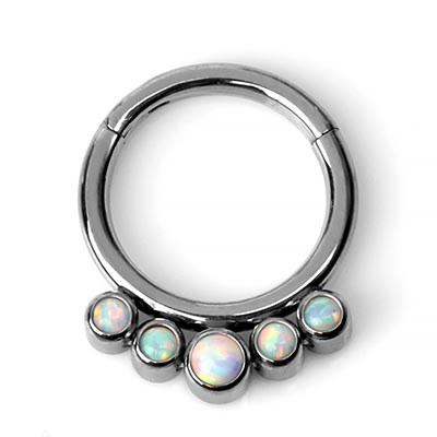 Implant Grade Titanium Crescent Septum Clicker | Nose Ring