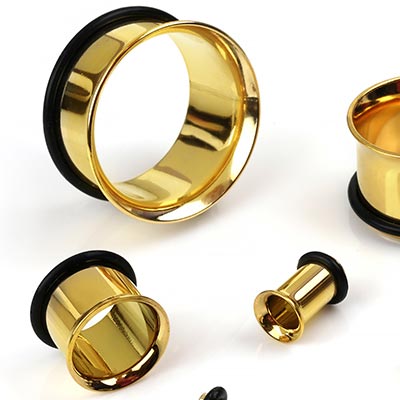 Single Flare Glass Stretching Plugs | Stretchers | Gauging