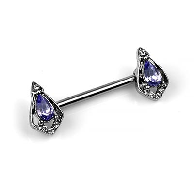 Chain Drop Nipple Dangle Barbell