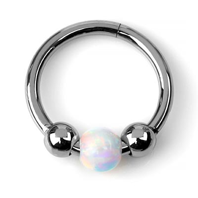 Stainless Steel Captive Clicker Ring For Various Piercings