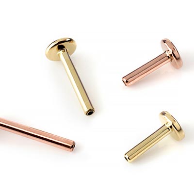 Invictus Implant Grade Titanium Threadless Labret Post