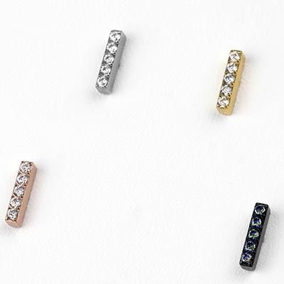 Titanium Gem Threadless End