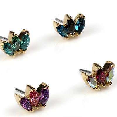 Loose Threadless & Threaded Ends For Body Jewelry