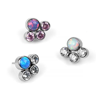 Titanium Gem Threadless End