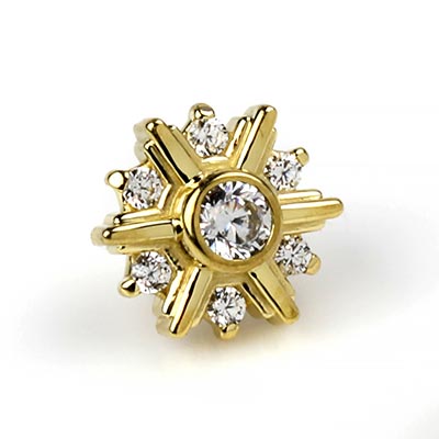 Loose threadless & threaded ends for body jewelry