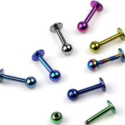 Clear Acrylic Labret Retainer | Basic Retainer