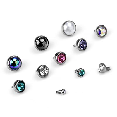 Invictus Implant Grade Titanium Threadless Disc Ends