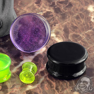 Double Flare Soft Silicone Solid Front Plug - Kaos