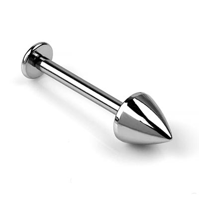 Steel Labret With Micro Gem For Diverse Piercing Types