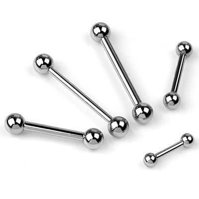 Premium Titanium Threadless Barbell For Multiple Piercings
