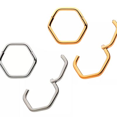 CUSTOM ORDER 14K Gold Paisley Clicker JSR029