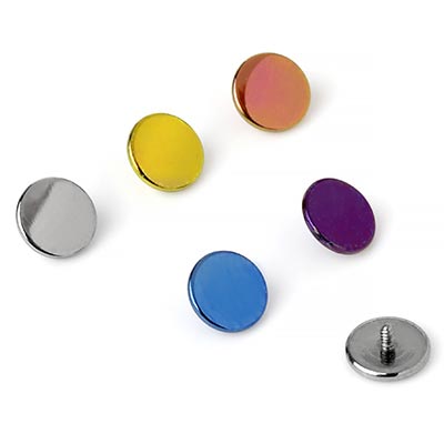 Loose threadless & threaded ends for body jewelry