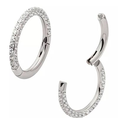 Custom Order Titanium Triple Echo Clicker Ring