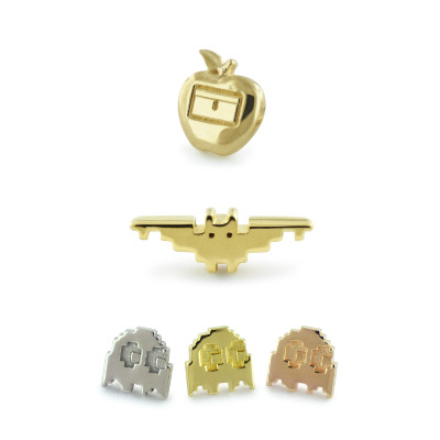 Custom Order 18k Gold Plain Ball Threadless End