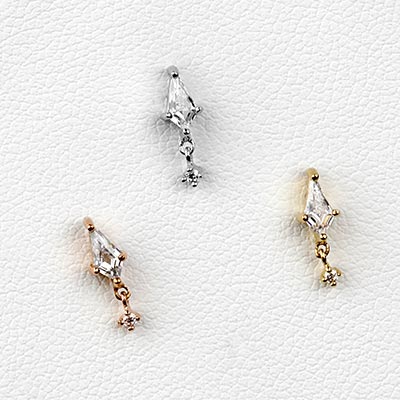 Solid 14k Gold Noble Threadless End