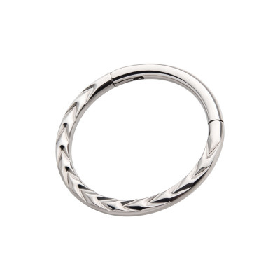 Custom Order Titanium Triple Echo Clicker Ring
