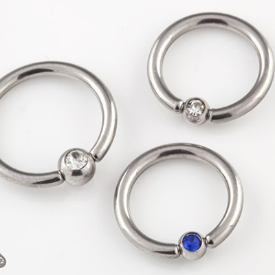 Captive bead rings / CBRs body jewelry